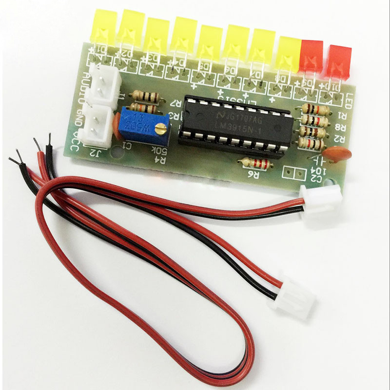 Electronics Project Kit LM3915 LM3915 Audio Level Indicator DIY Kit ...
